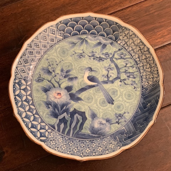 Andrea By Sadek | Dining | Andrea By Sadek Blue And Green Plate With ...